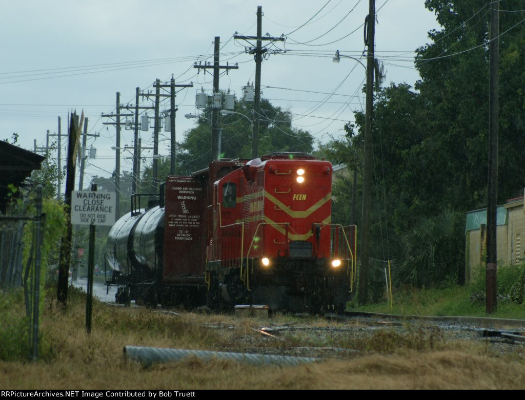 FCEN 60 holding on Osceola Street just south of the Ocala Station